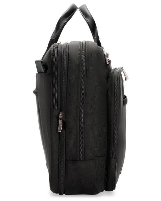 Briggs & Riley Work Large Expandable Briefcase in Black | Lyst