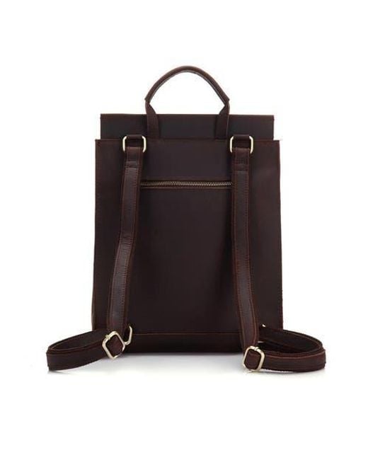 Steel Horse Leather The Gyda Backpack in Brown | Lyst