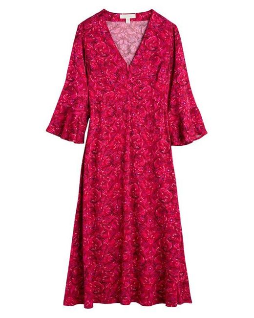 Seasalt Cornwall Starry Night Satin Empire Waist Dress in Red | Lyst