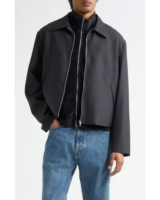 Our Legacy Boxy Mini Wool Jacket in Black for Men | Lyst