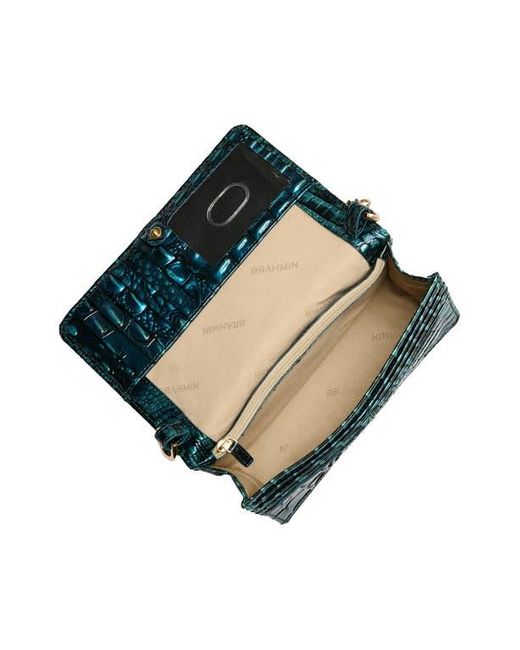 Brahmin Minuette Convertible Leather Crossbody Bag in Blue | Lyst