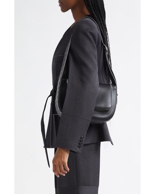 Anya Hindmarch Vere Studded Leather Shoulder Bag in Black | Lyst