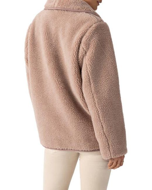 Sanctuary Holly High Pile Fleece Jacket in Brown | Lyst