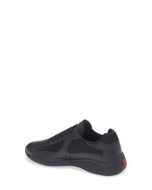 Prada America'S Cup Soft Bike Low Top Sneaker in Blue for Men | Lyst