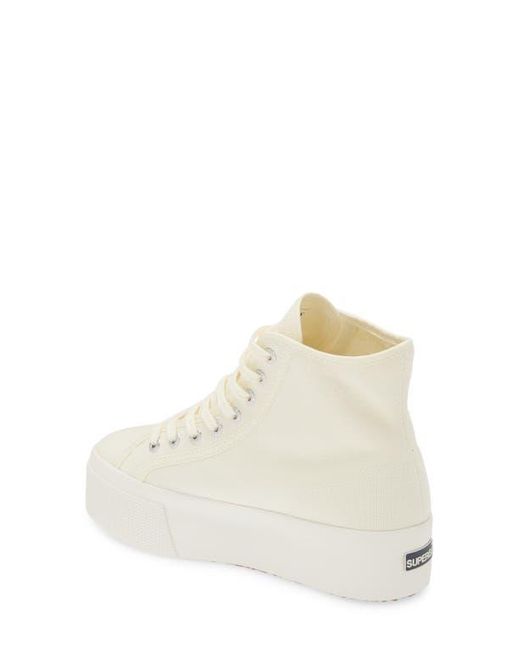 Superga 2708 Platform High Top Sneaker in White | Lyst