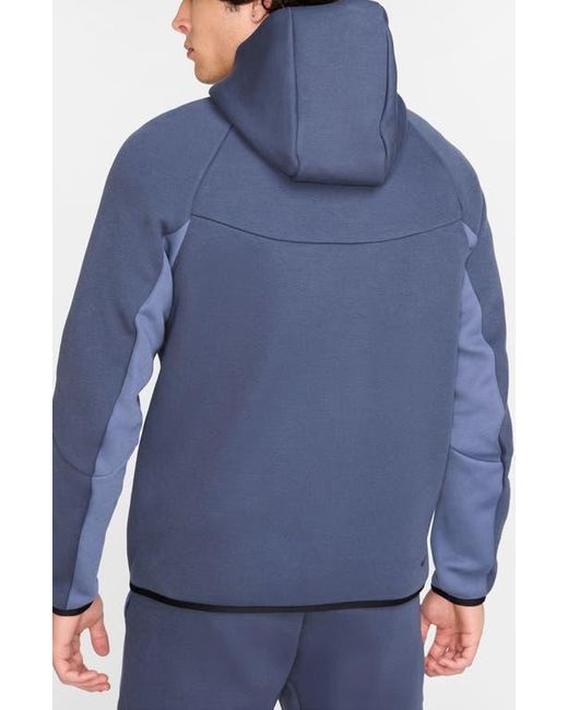 Nike Tech Windrunner Zip Hoodie in Blue for Men | Lyst
