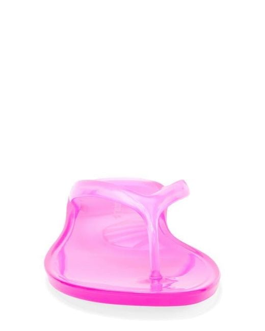 Jeffrey Campbell Beach Day Jelly Flip Flop in Purple | Lyst
