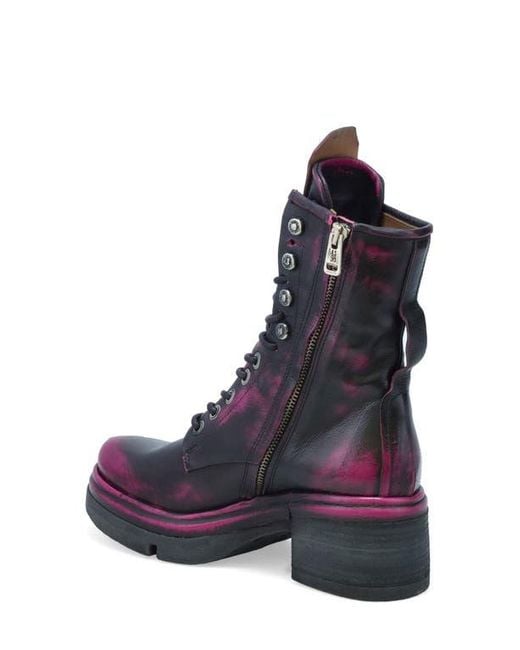A.s.98 Emper Combat Boot in Purple | Lyst