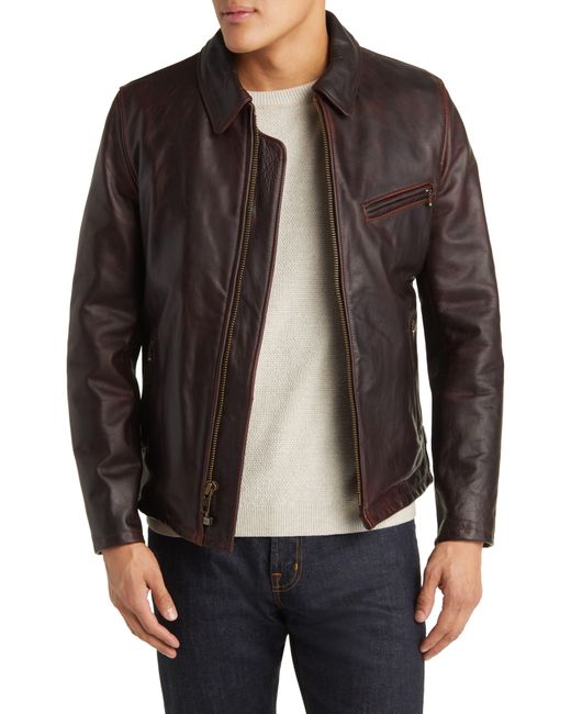 Schott Nyc Waxy Cowhide Leather Mechanics Jacket in Black for Men | Lyst Schott Nyc Waxy Cowhide Leather Mechanics Jacket in Black for Men | Lyst