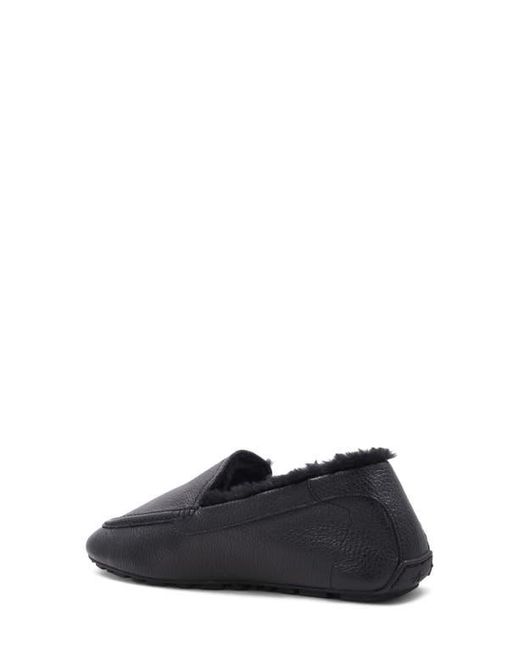Aquatalia Qalista Weatherproof Faux Shearling Lined Driving Shoe | Lyst