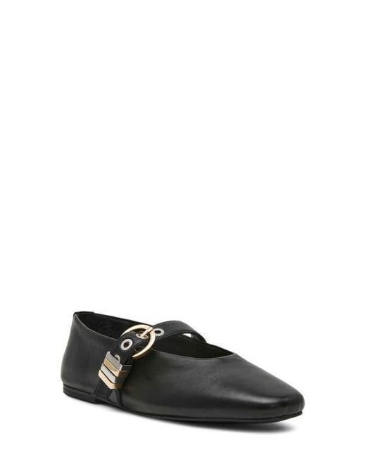 Steve Madden Lucia Mary Jane Flat in Black | Lyst