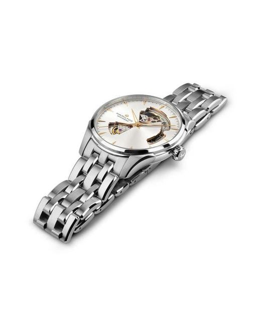 Hamilton Jazzmaster Open Heart Automatic Bracelet Watch, 40Mm in Gray ...