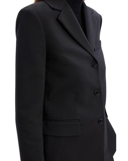 Theory Three Button Jacket in Black | Lyst