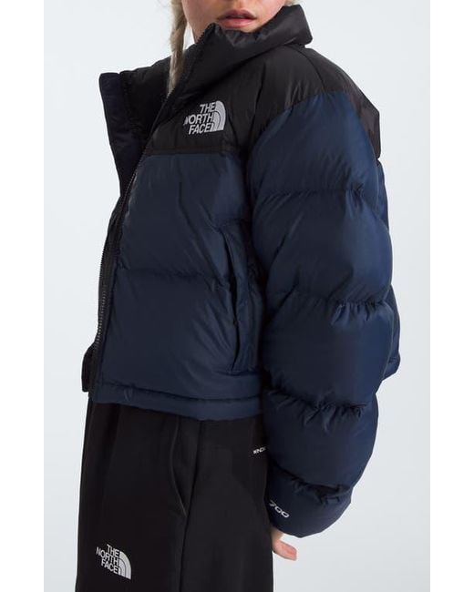 The North Face Nuptse Water Repellent 700 Fill Power Down Short Puffer ...