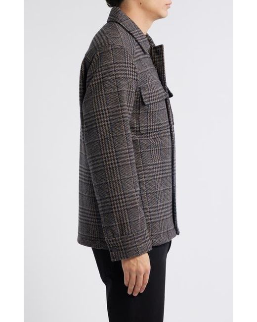 Pendleton Boulder Glen Plaid Insulated Trucker Jacket in Black for Men ...