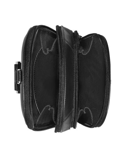 Montblanc Sartorial Convertible Leather Sling Bag in Black | Lyst