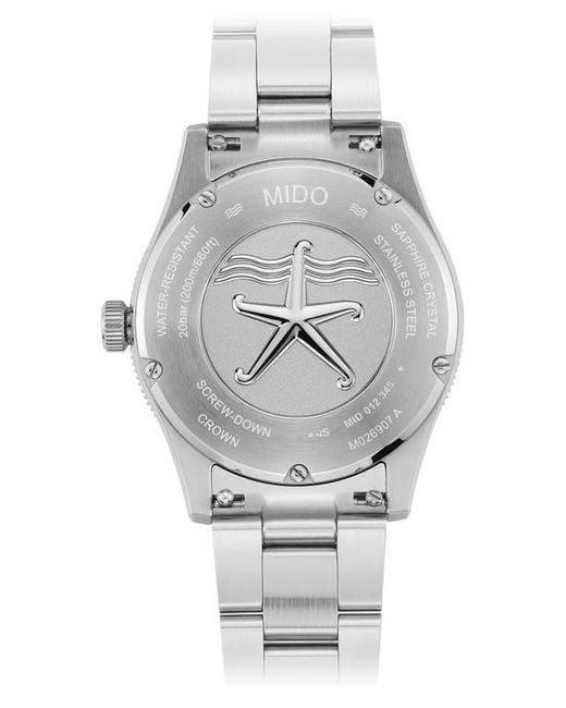 MIDO Ocean Star Captain Automatic Bracelet Watch, 39Mm in Gray | Lyst