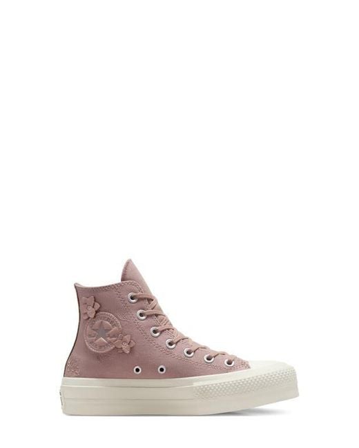 Converse Chuck Taylor All Star Lift High Top Sneaker in Gray | Lyst