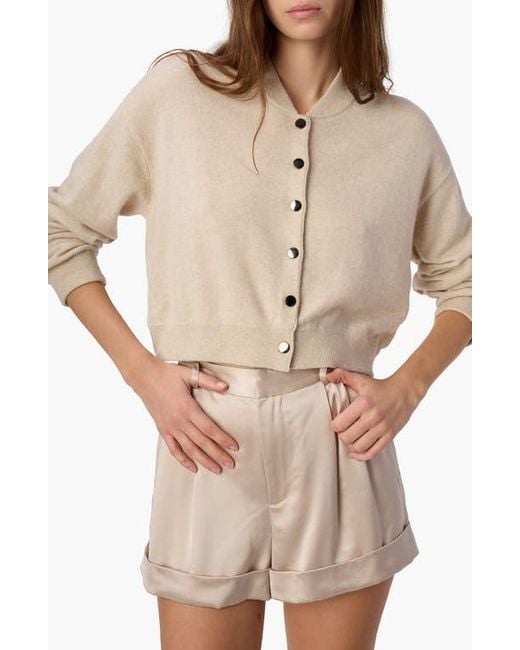 Cami NYC Marcela Boxy Cashmere Cardigan in Natural | Lyst