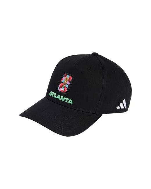 adidas Fifa World Cup 2026 Atlanta Adjustable Twill Ball Cap in Black ...