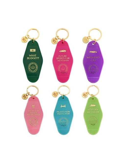 Jollity & Co Vintage Motel Keychains, 11 Style Options in Green | Lyst