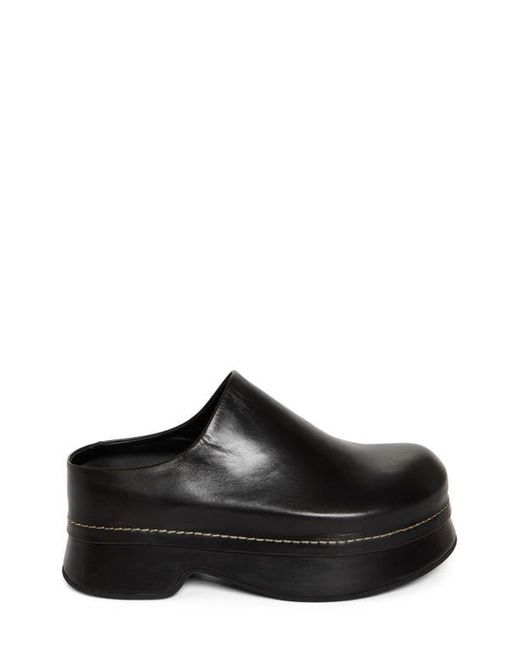 Alexander McQueen Stone Platform Clog in Black for Men | Lyst