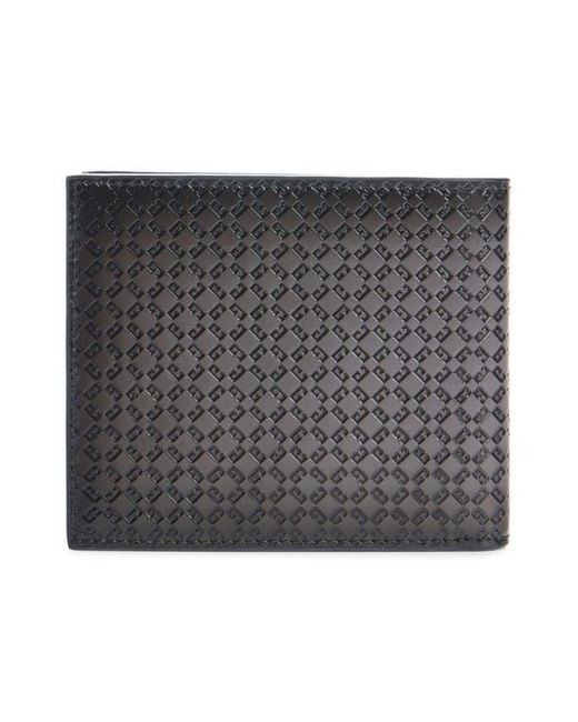 Givenchy 4G Logo Embellished Leather Bifold Wallet in Gray for Men | Lyst