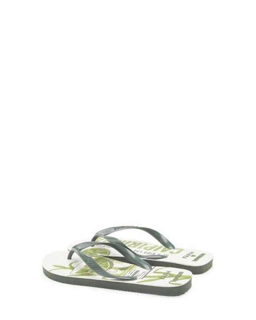 Havaianas X Farm Rio Caipirinha Flip Flop in Green | Lyst