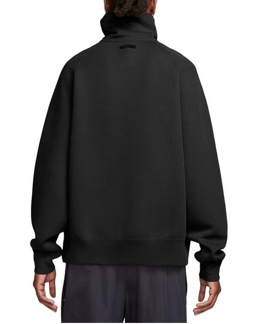 Nike Oversize Tech Fleece Reimagined Half Zip Pullover in Black for Men ...