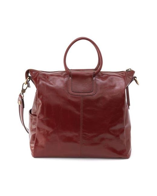 Hobo International Large Sheila Leather Satchel in Red | Lyst
