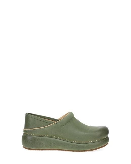 Dansko Platform Pro Clog in Green | Lyst