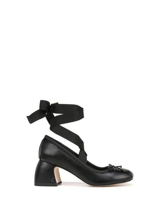 Circus by Sam Edelman Della Ankle Wrap Pump in Black | Lyst