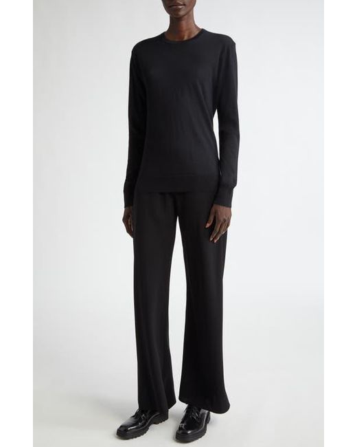 The Row Glover Cashmere Sweater in Black | Lyst