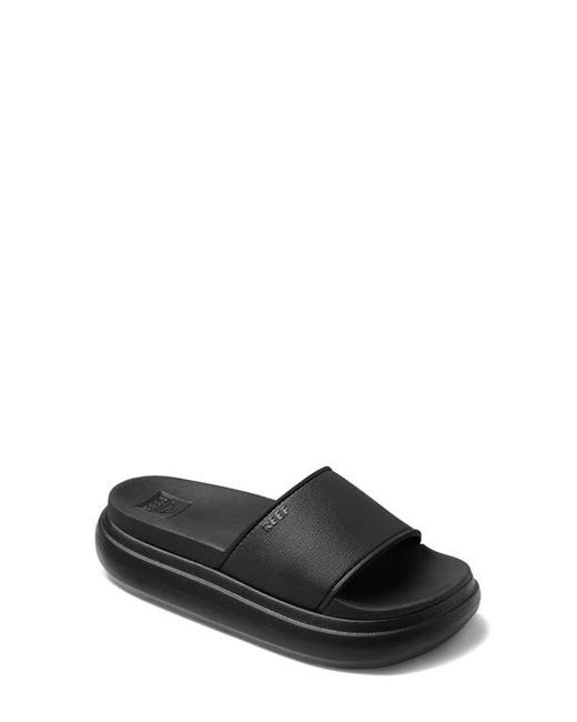 Reef Bondi Platform Slide Sandal in Black | Lyst