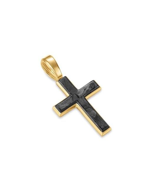 David Yurman Cross Amulet in Metallic for Men | Lyst