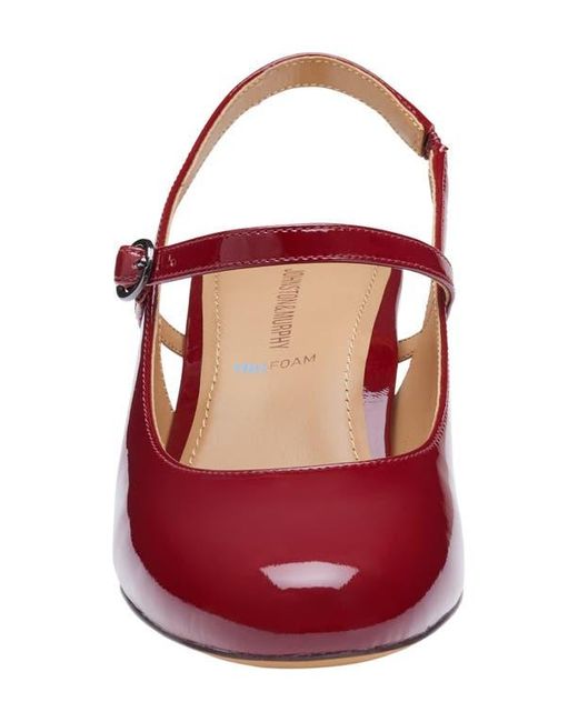 Johnston & Murphy Sienna Mary Jane Slingback Pump in Red | Lyst