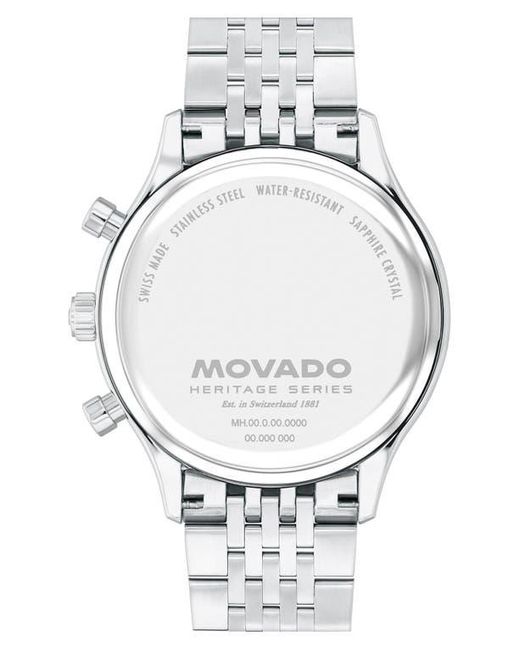 Movado Calendoplan Chronograph Bracelet Watch, 43Mm in Gray for Men | Lyst