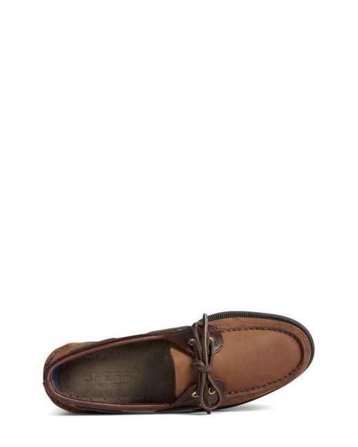 Sperry Top-Sider Authentic Original 2-Eye Boat Shoe in Brown for Men | Lyst