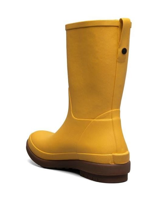Bogs Amanda Ii Waterproof Rain Boot in Yellow | Lyst