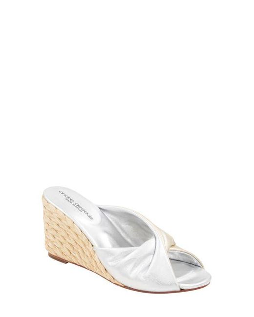 Andre Assous Merida Wedge Sandal in White | Lyst