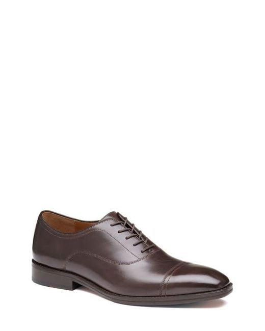 Johnston & Murphy Sullivan Cap Toe Oxford in Brown for Men | Lyst