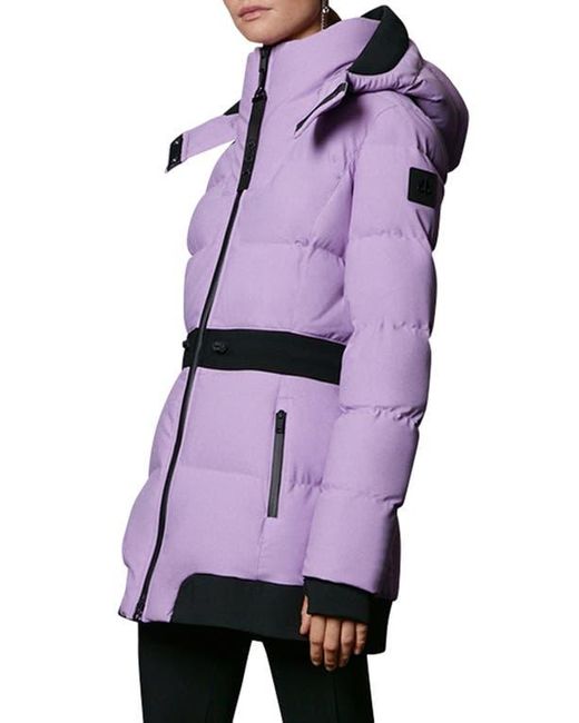 Moose Knuckles Tracadie Belted 775 Fill Power Down Puffer Jacket in ...