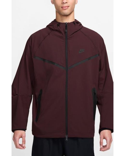 Nike Sportswear Tech Windrunner Jacket in Red for Men | Lyst