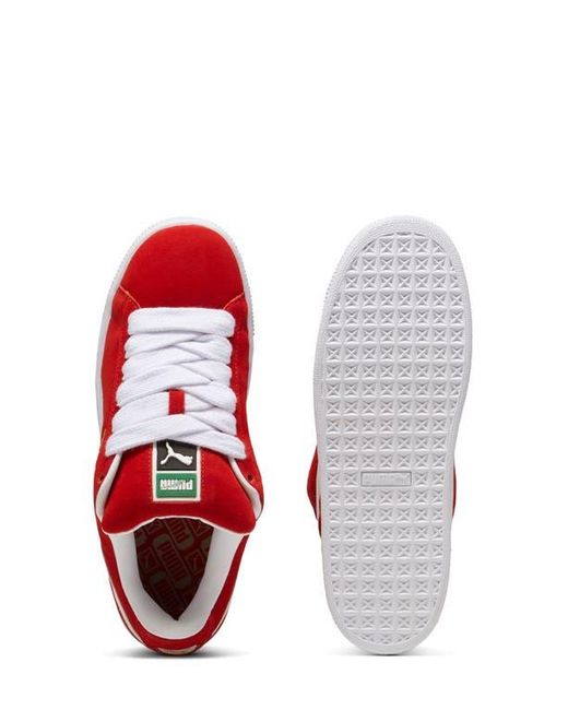 PUMA Suede Xl Sneaker in Red | Lyst