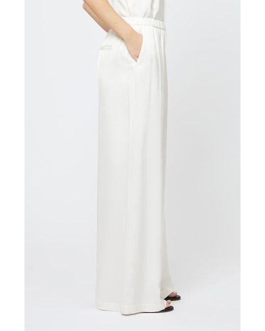 French Connection Wide Leg Pants in White | Lyst