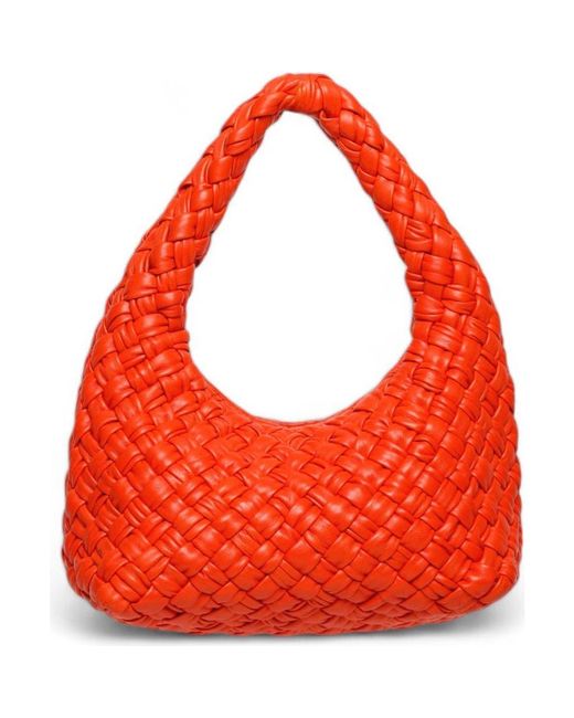 Walter Baker Indie Hobo Woven Bag in Red | Lyst