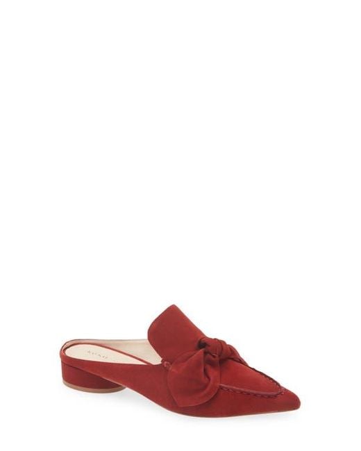 KOKO + PALENKI Piet Bow Mule in Red | Lyst