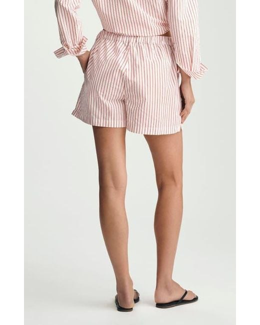 Mavi Stripe Shorts in Pink | Lyst