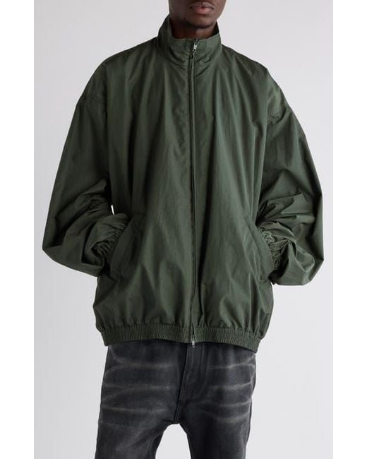 Balenciaga Tape Logo Oversize Tracksuit Jacket in Black for Men | Lyst