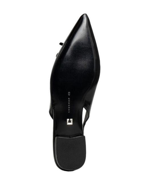 Shu Shop Amy Slingback Flat in Black | Lyst